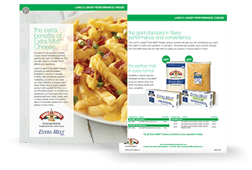 Extra Melt® Cheeses & Sauces | Land O’Lakes Foodservice | Land O’Lakes ...