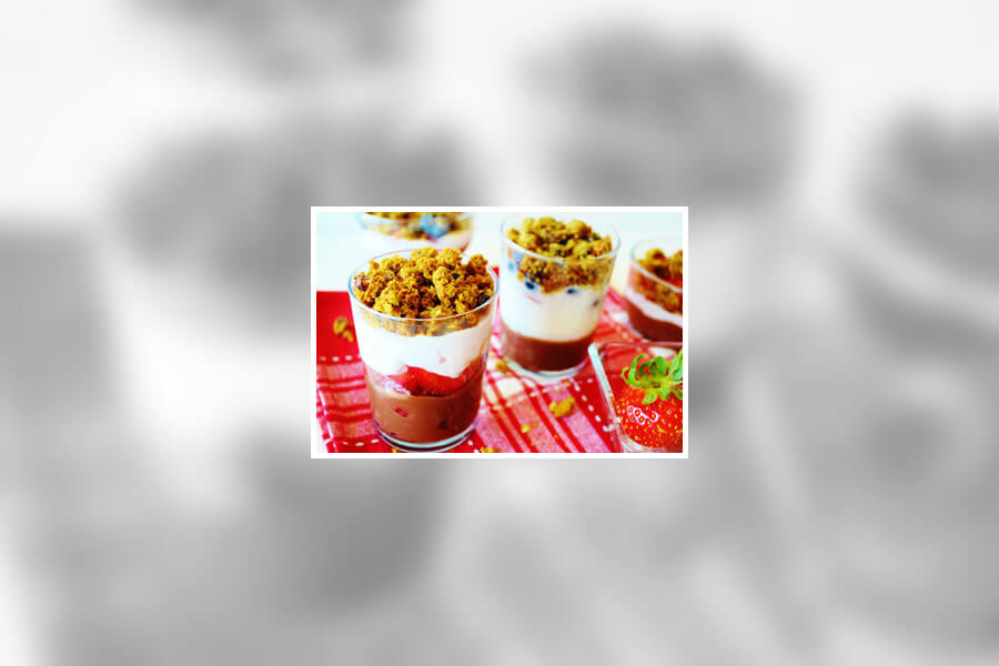 Chocolate & Vanilla Parfait With Fresh Fruit Recipe | Land O’Lakes ...
