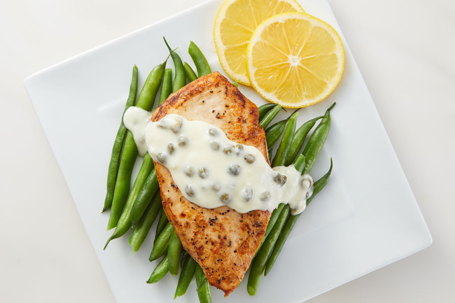 Creamy Piccata Sauce with Extra Melt Cheese Sauce Recipe | Land O’Lakes ...