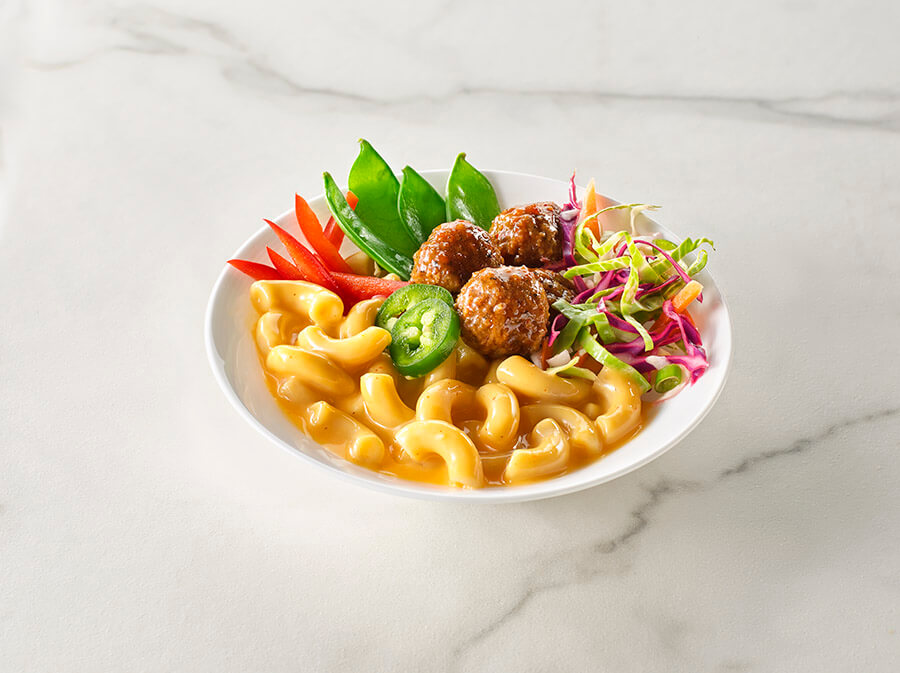 Korean Inspired Mac and Cheese with Reduced Sodium Reduced Fat Prepared ...