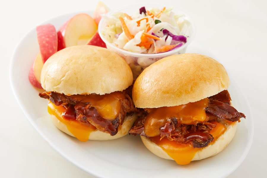 Chef-Inspired Cheesy BBQ Pork Sliders Recipe | Land O’Lakes Foodservice