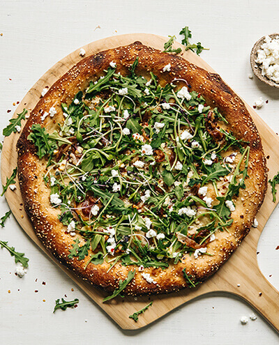 Goat Cheese Flatbread - Kinastro